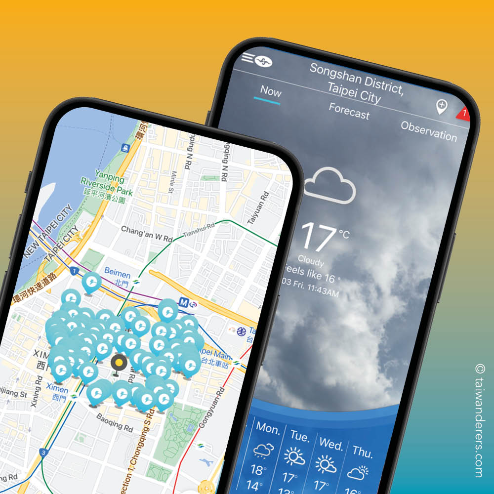 Taiwan Apps - 25 Best Taiwan Free Phone Apps for Travellers - Taiwanderers